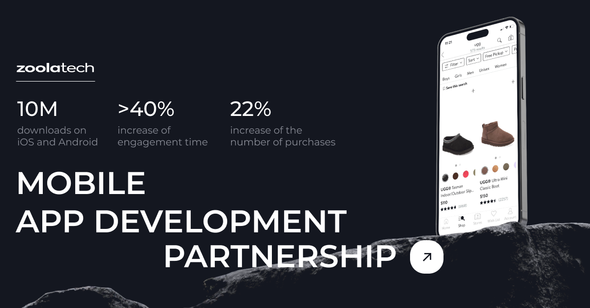 Mobile app development for a FashionTech company