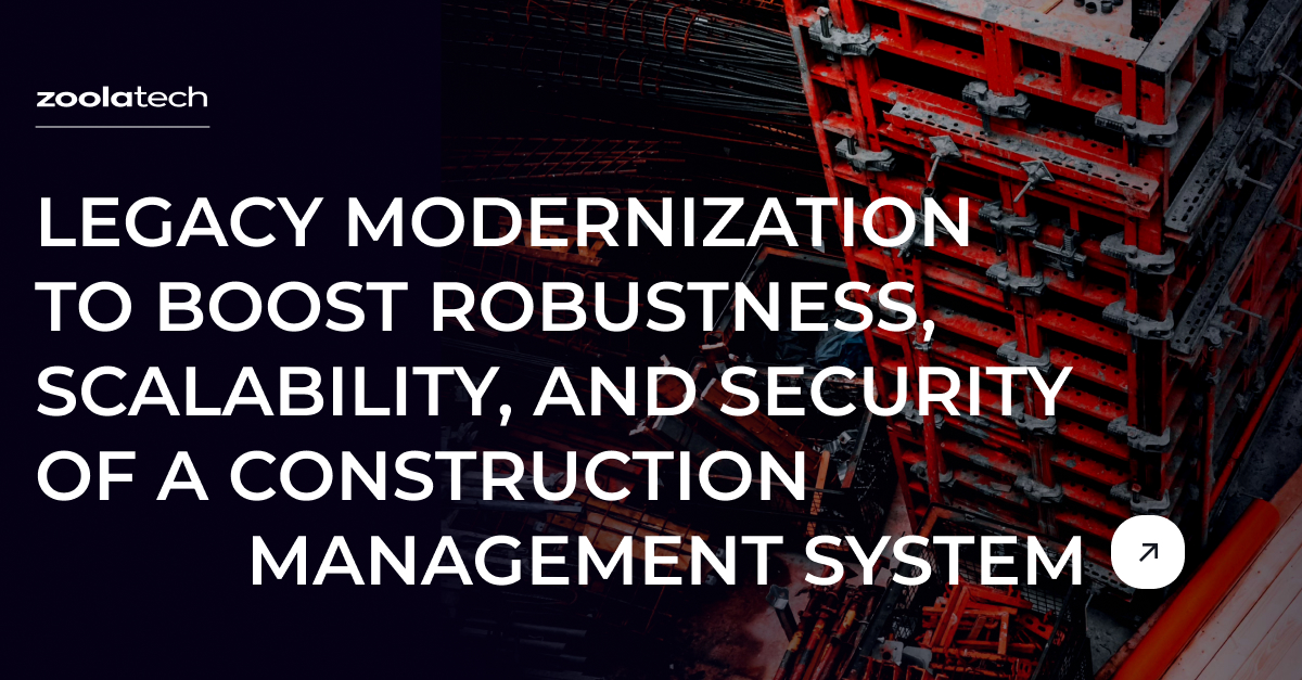 Legacy modernization to boost robustness, scalability, and security of ...
